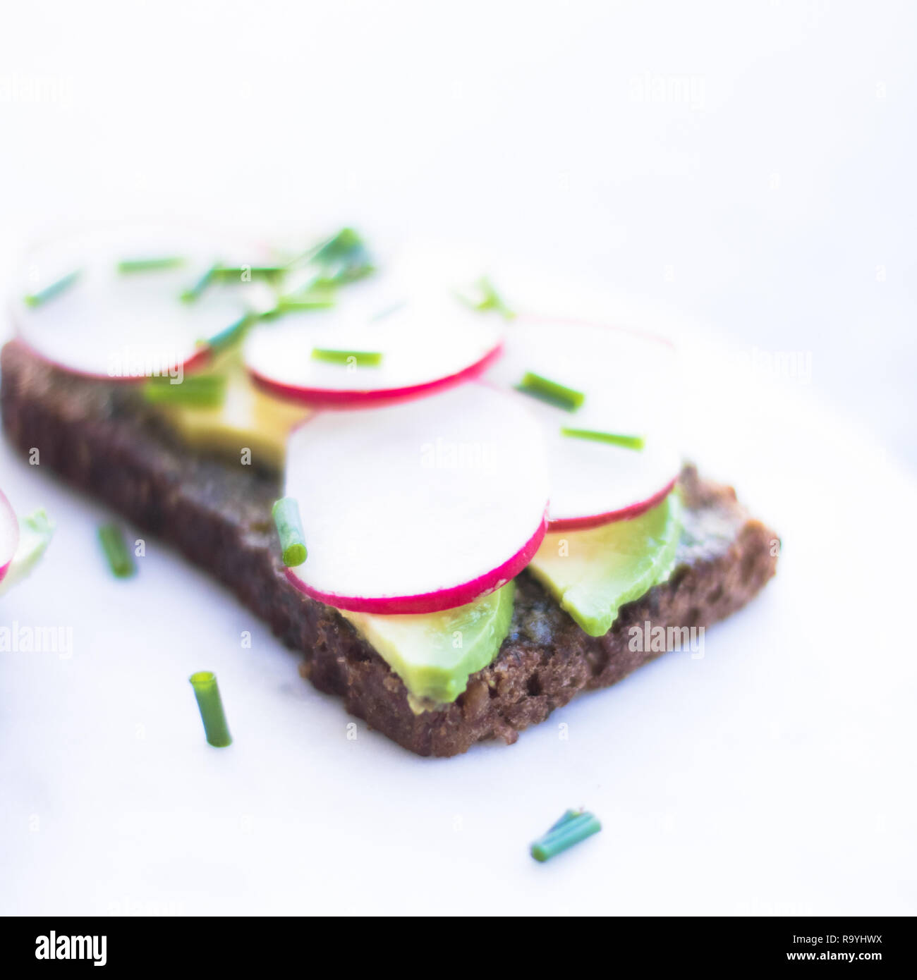 vegetable sandwich - healthy snacks and homemade food styled concept ...