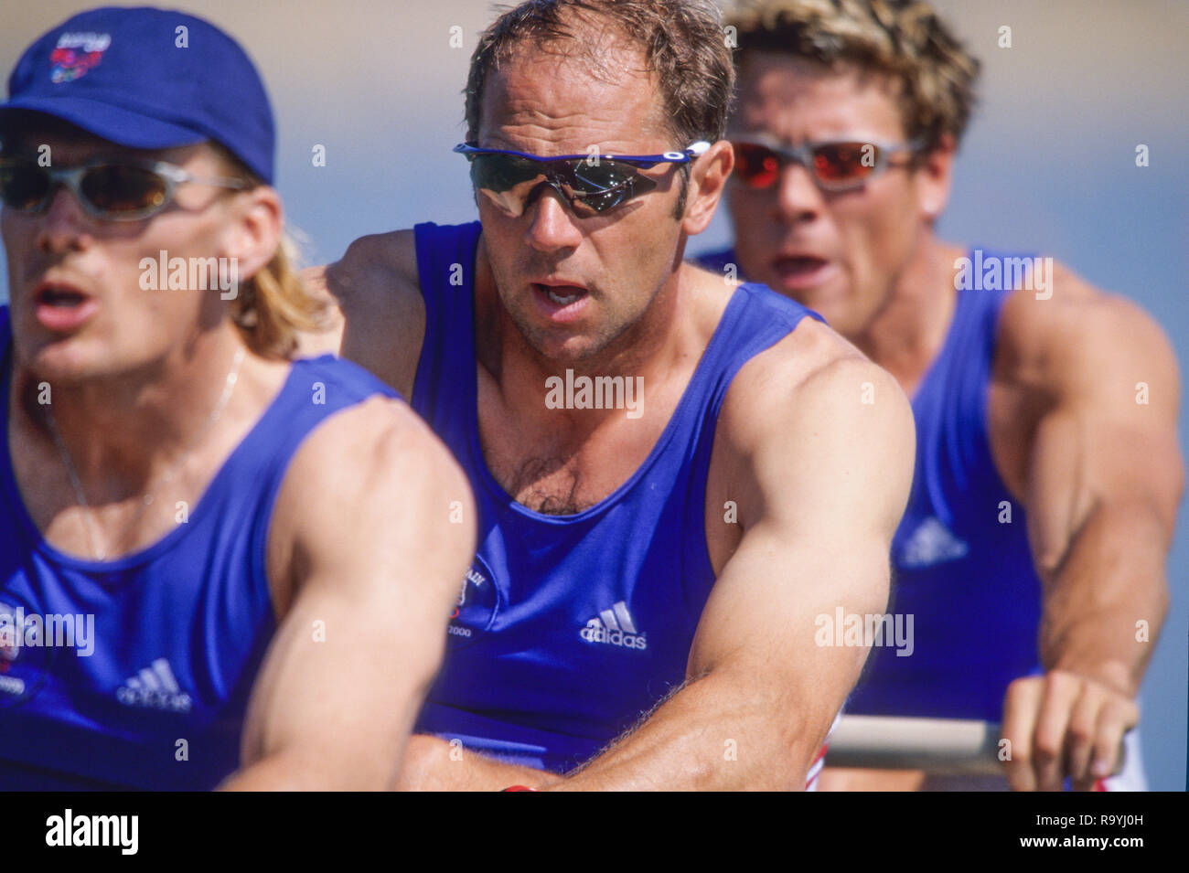 Sydney, AUSTRALIA, GBR M4-, Gold Medalist in the Men's four, Bow, James ...