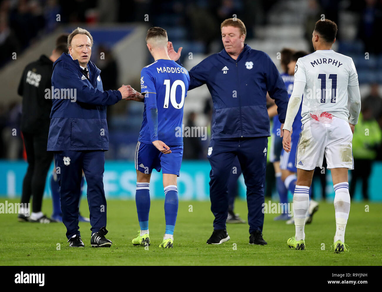 Cardiff City manager Neil Warnock (left) and first team coach Ronnie ...