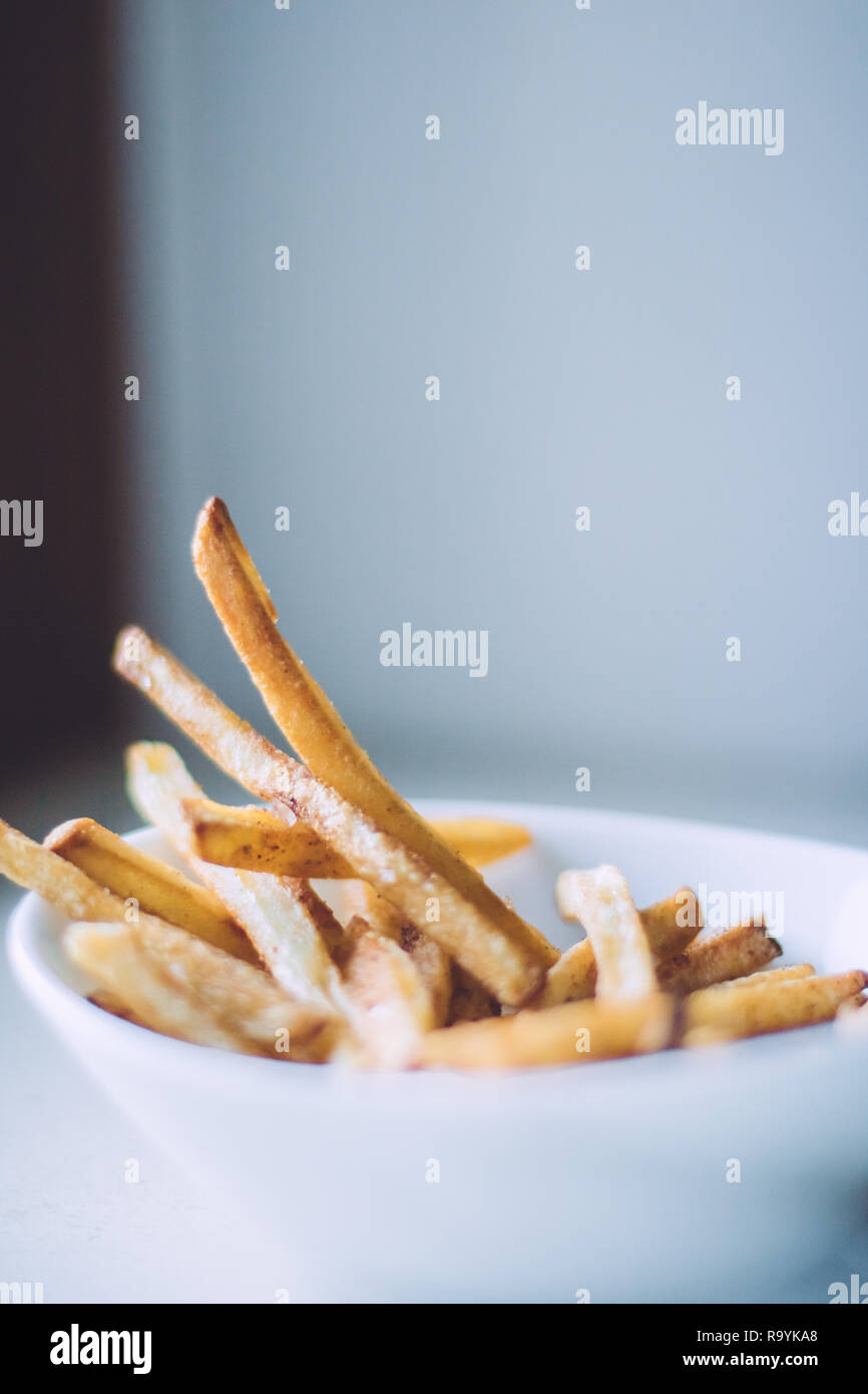rustic food and homemade cooking styled concept - just cooked french ...