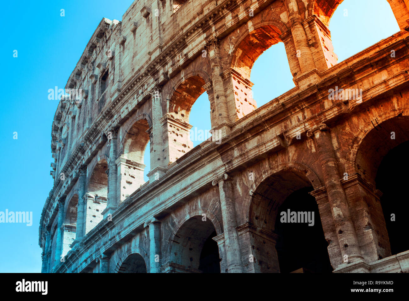 The Colosseum of Rome Stock Photo - Alamy