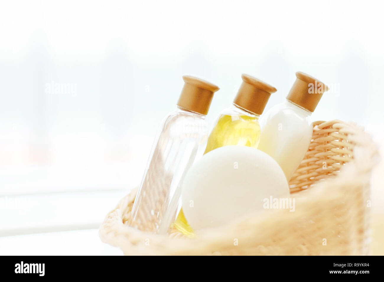 soap, shampoo, lotion cosmetic set - beauty, spa and body care styled ...