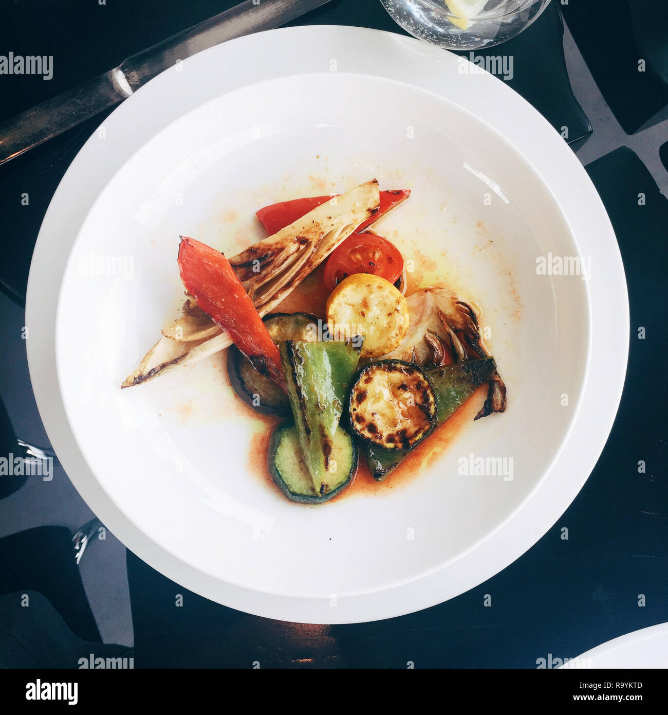 european and mediterranean cuisine styled concept - traditional food of ...