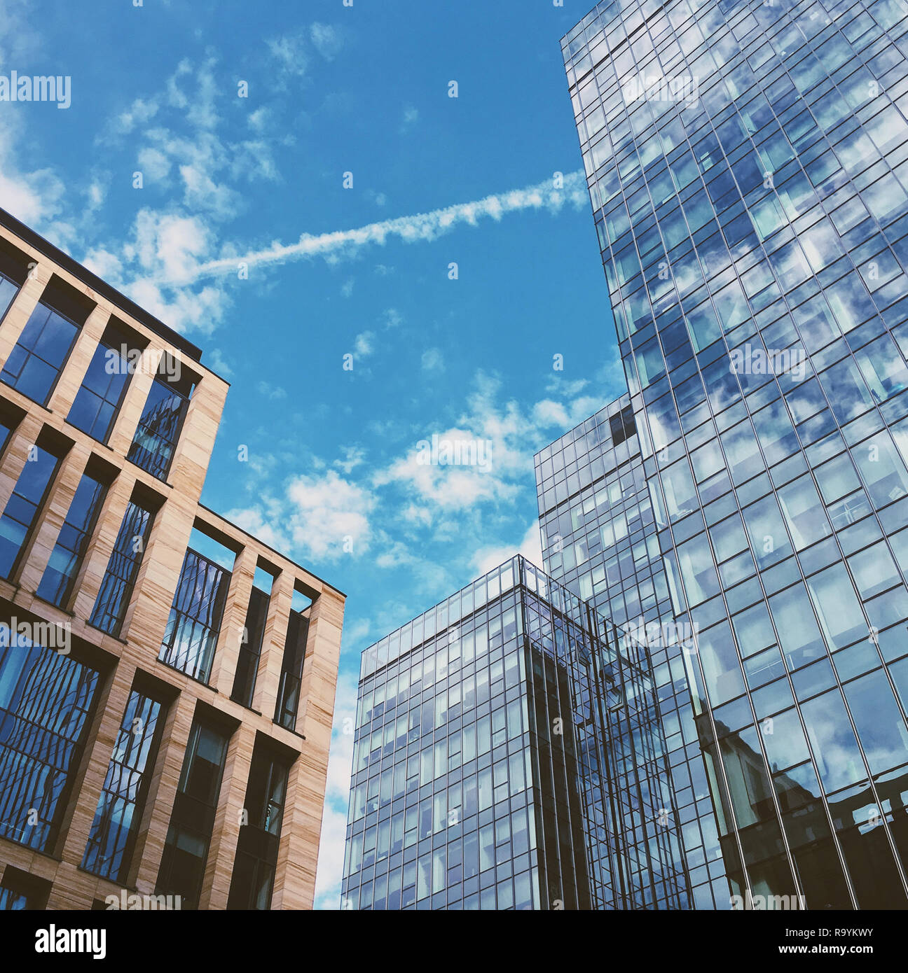 modern architecture - city, financial district, business and finance ...