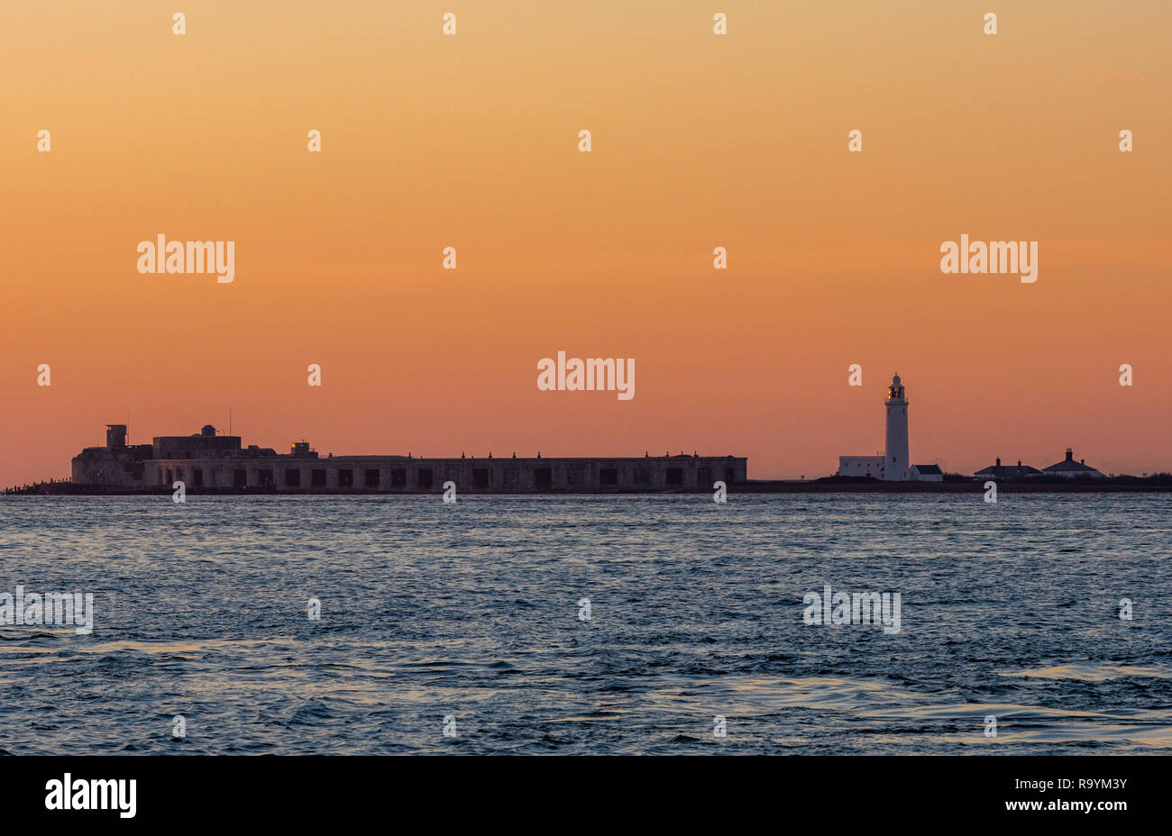 Hurst shingle spit hi-res stock photography and images - Alamy