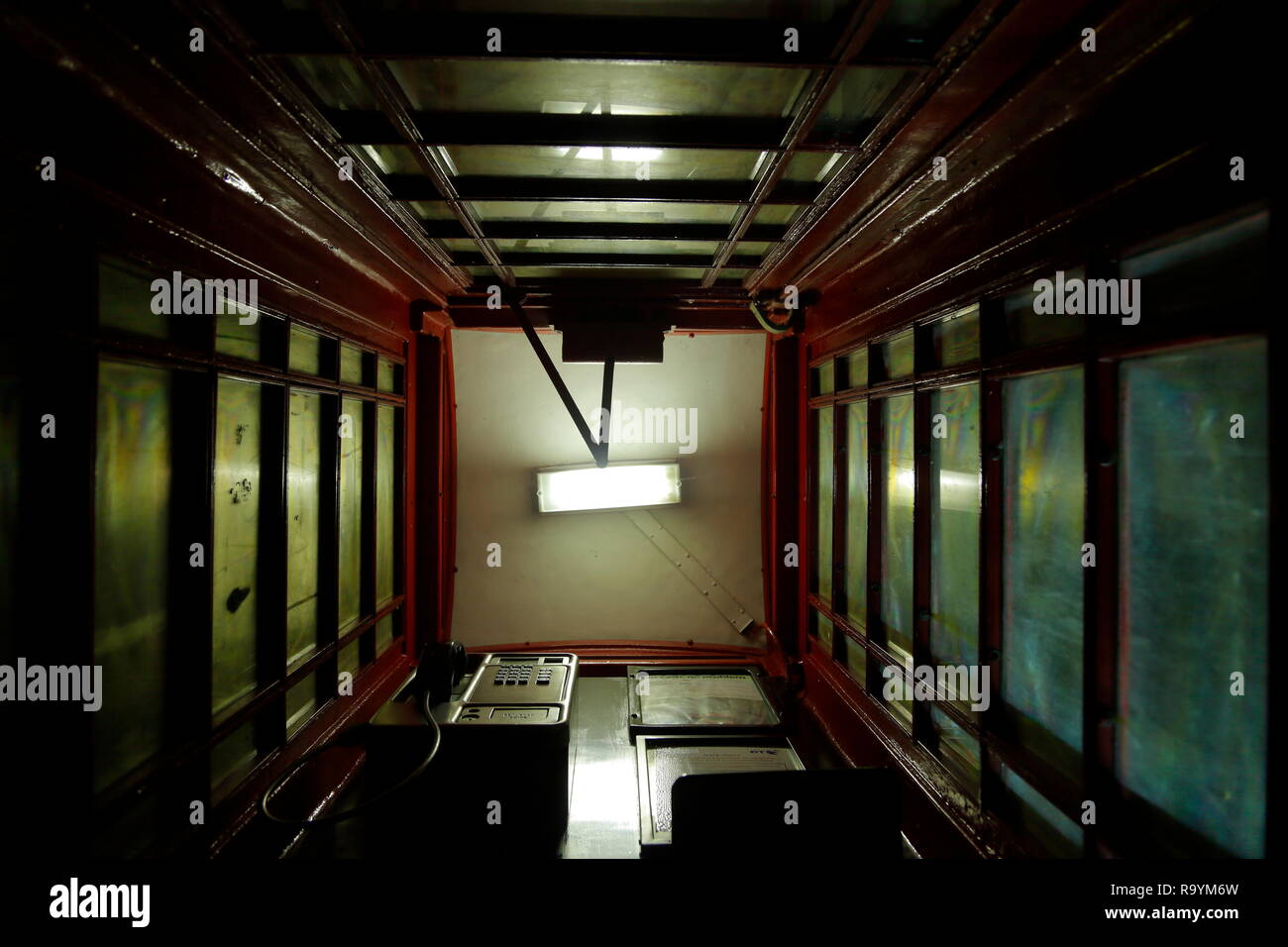 Inside telephone box hi-res stock photography and images - Alamy