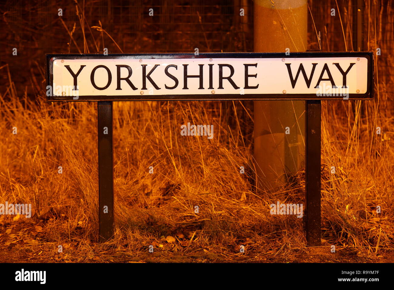 Yorkshire way street name hi-res stock photography and images - Alamy