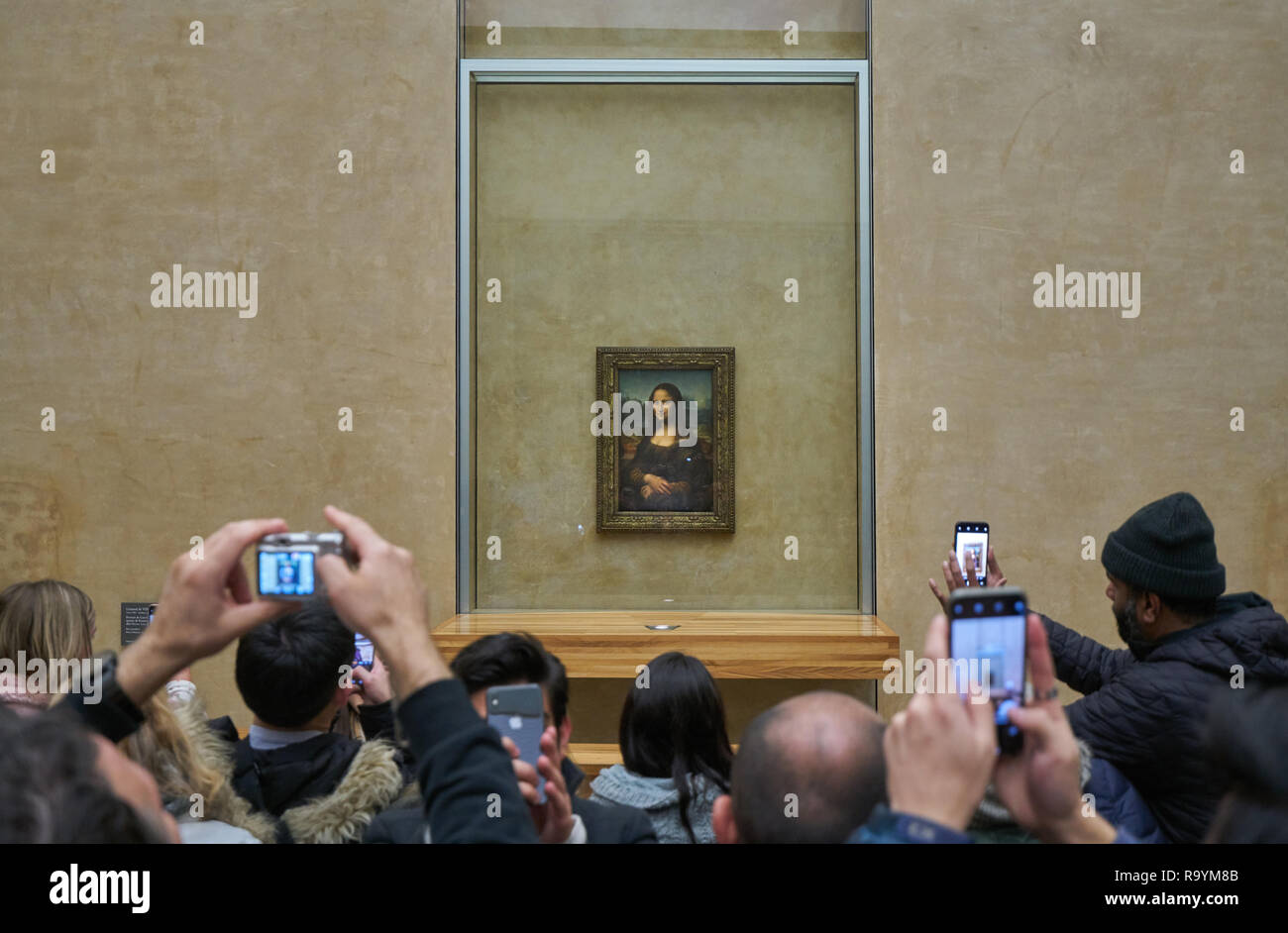 the mona lisa louvre paris Stock Photo - Alamy