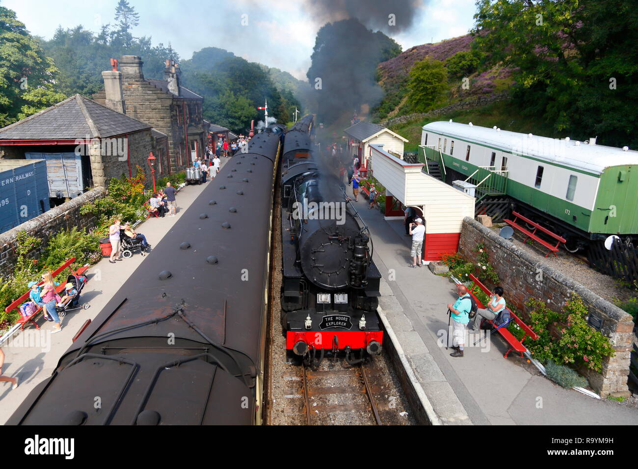 The Moors Explorer Steam Locomotive on the North Yorkshire Moors ...