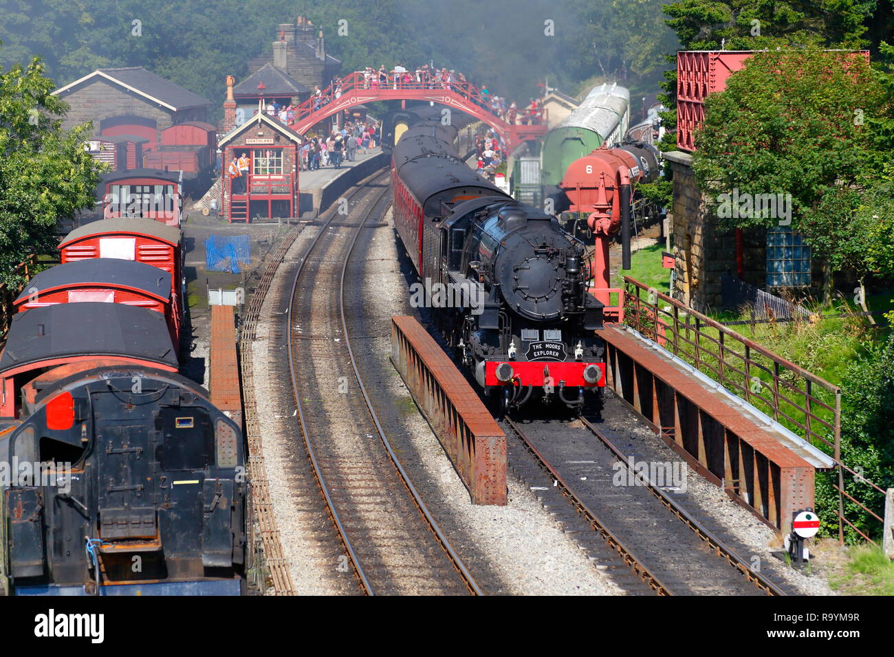 The Moors Explorer Steam Locomotive on the North Yorkshire Moors ...