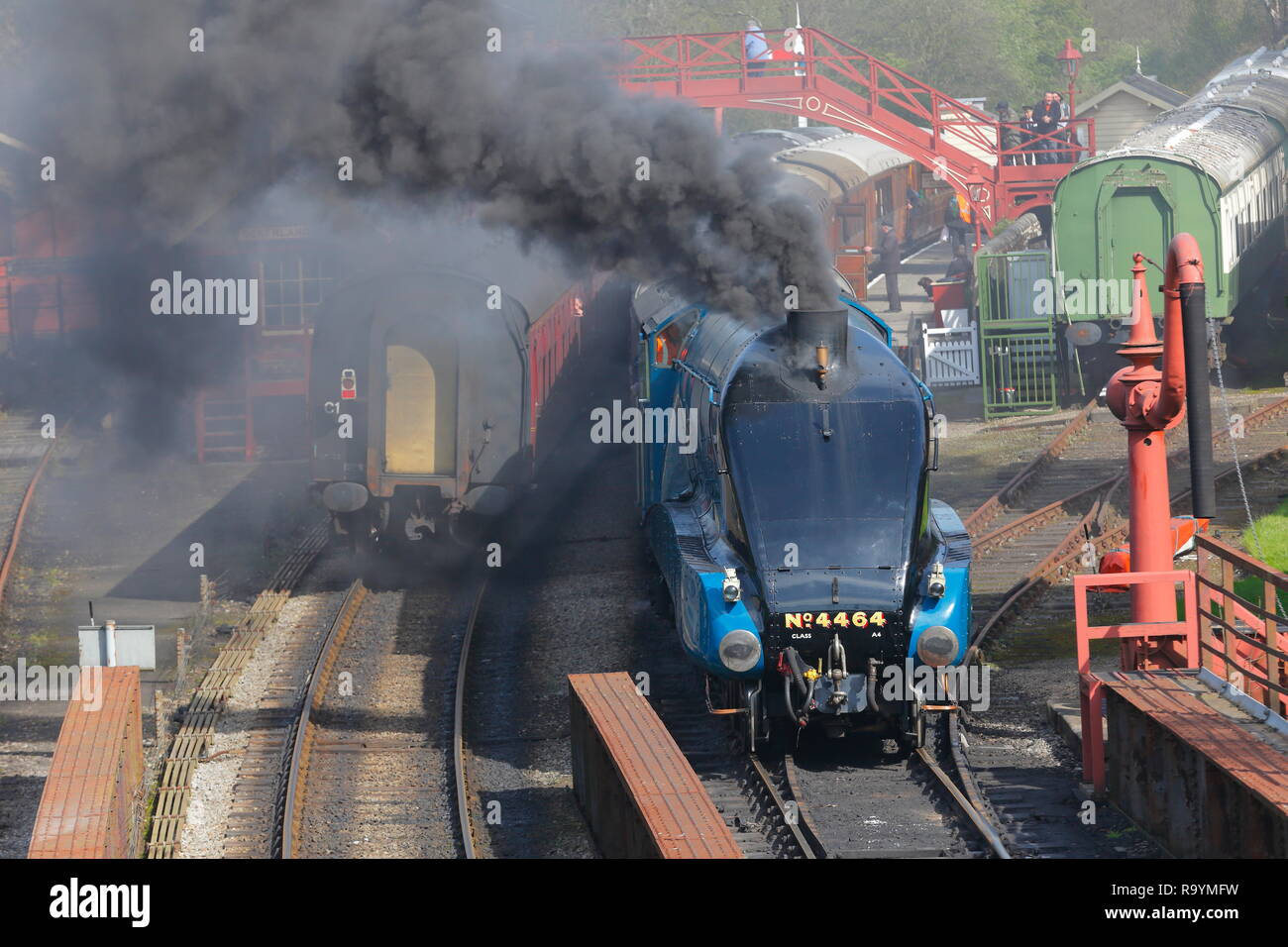 The Bittern Steam Locomotive 4464 on the North Yorkshire Moors Railway ...