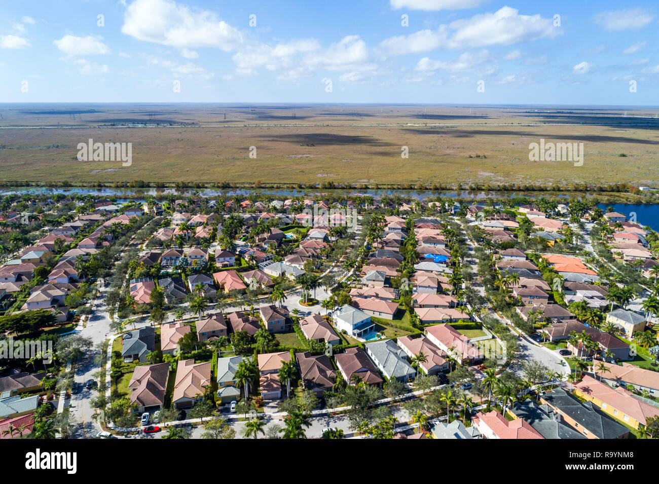 The everglades florida aerial hi-res stock photography and images - Alamy