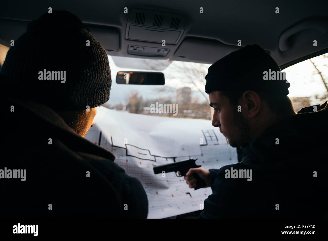 Masked armed robbers hi-res stock photography and images - Alamy