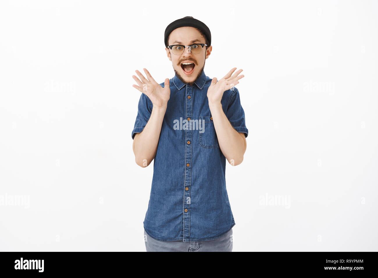 Man emotional at speech hi-res stock photography and images - Alamy