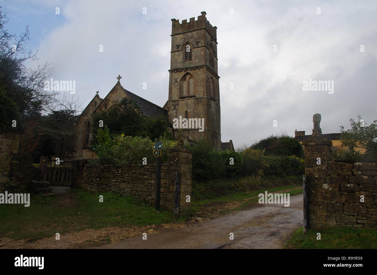 Luckington. The Macmillan Way. Long-distance trail. Wiltshire ...