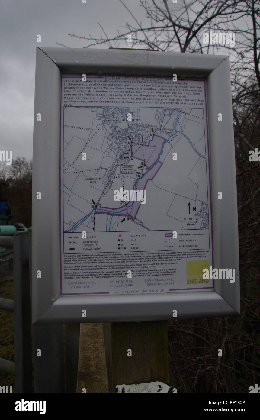 Luckington. The Macmillan Way. Long-distance trail. Wiltshire ...