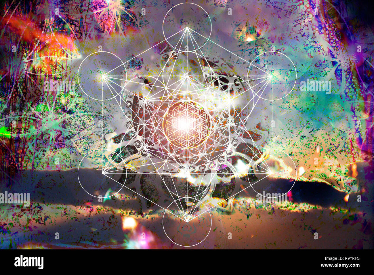 Sacred Geometry Background