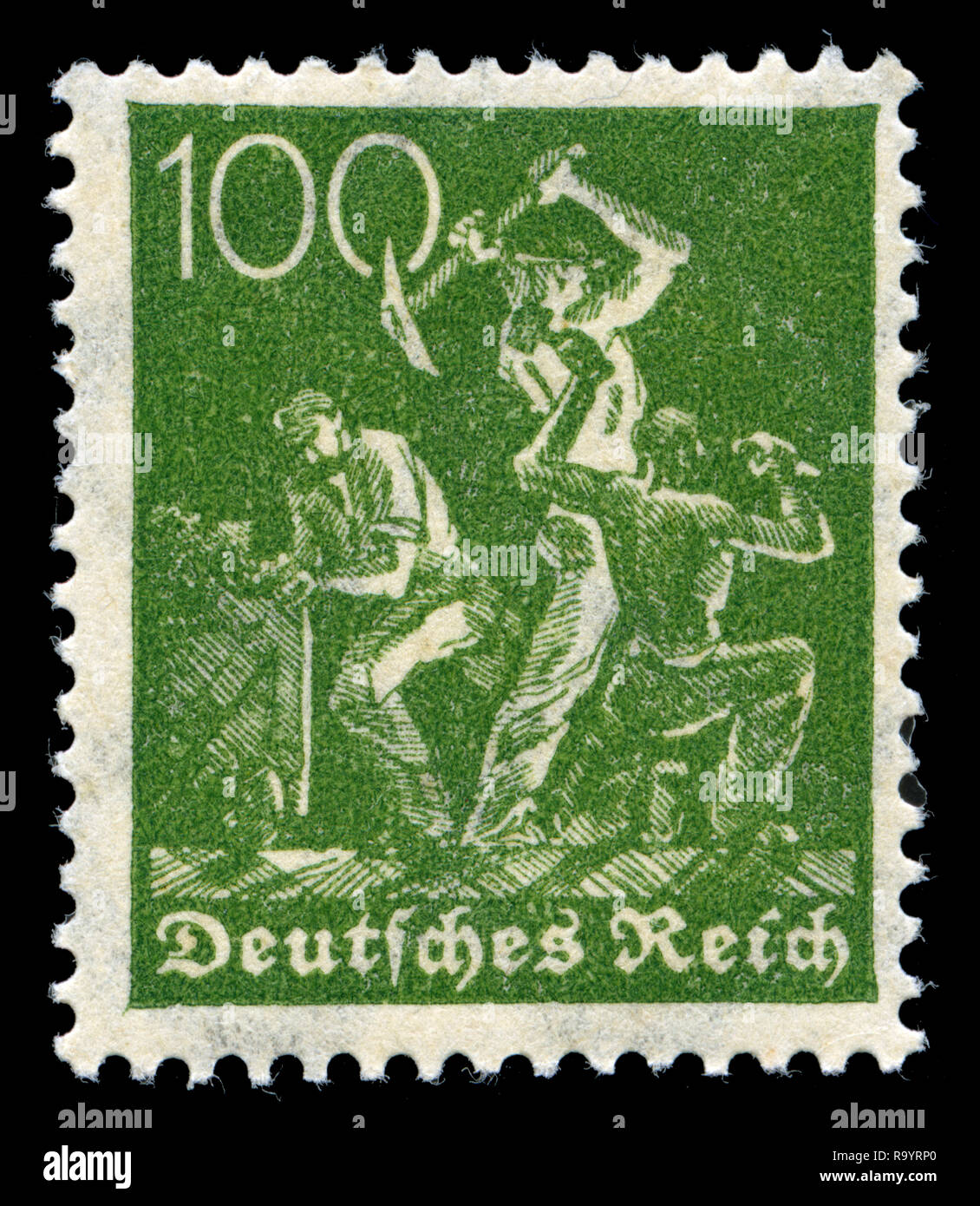 Postage stamp from the German Realm in the Definitives: Numerals ...