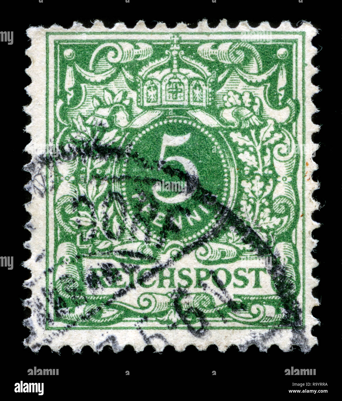 Postage stamp from the German Realm in the Crown / Eagle series issued ...