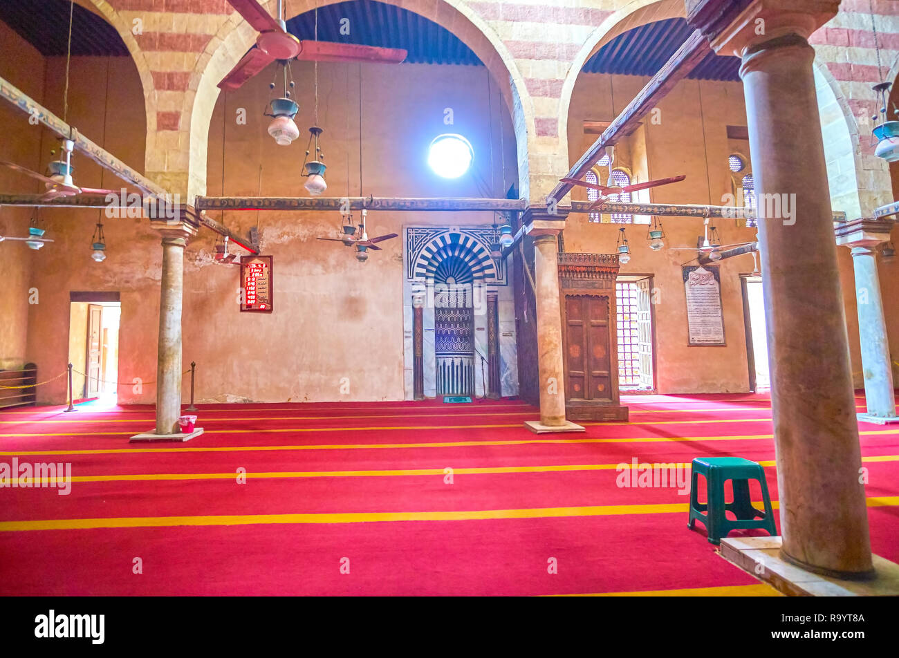 CAIRO, EGYPT - DECEMBER 20, 2017: The small mosque of Sabil Kuttab of ...