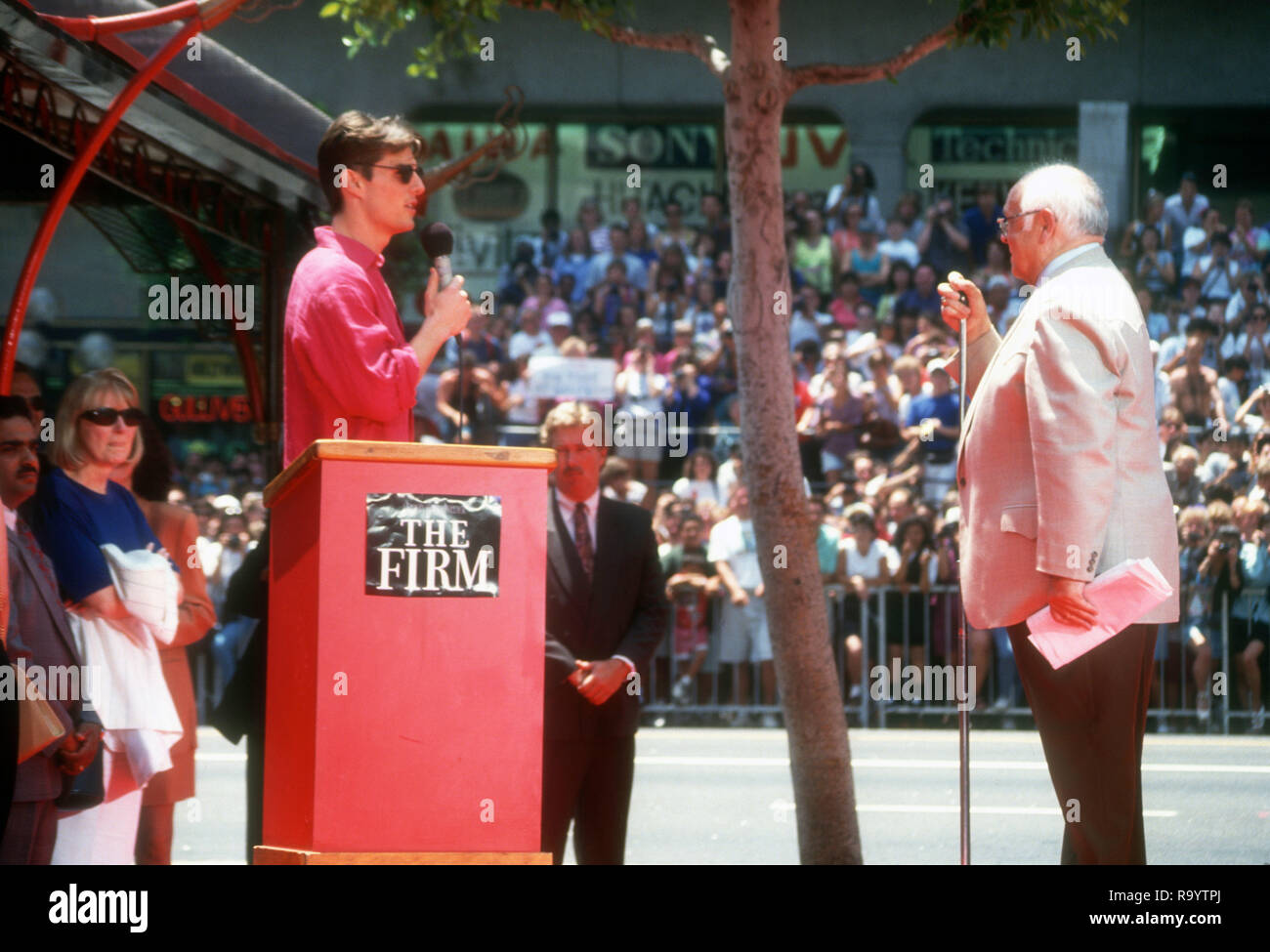 HOLLYWOOD, CA - JUNE 28: Publicist Pat Kingsley, Actor Tom Cruise and ...