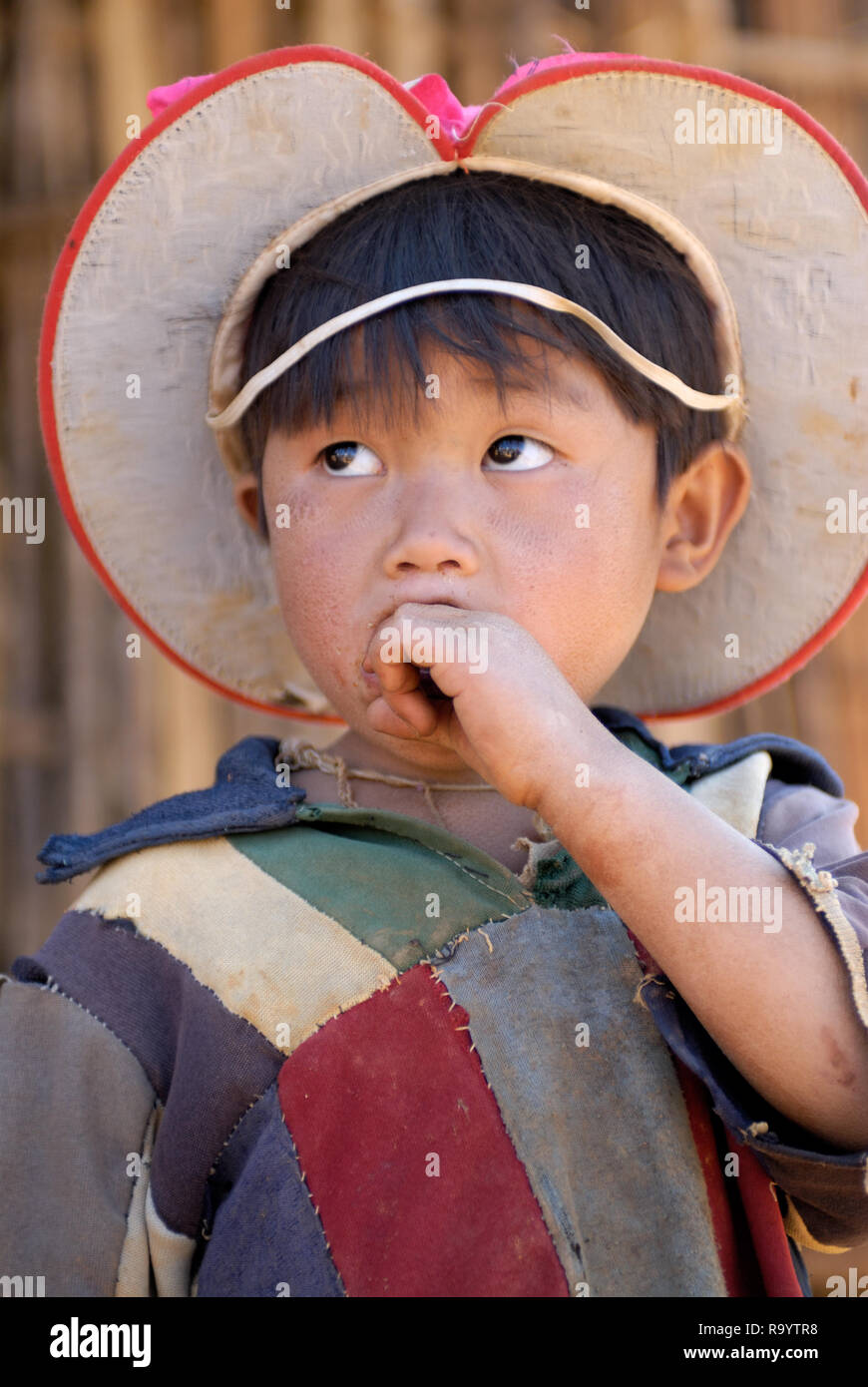 boy of Palaung tribe, Kalaw, Southern Shan State, Myanmar Stock Photo ...