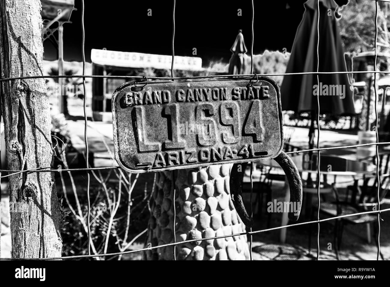 Vintage license plate usa hi-res stock photography and images - Alamy