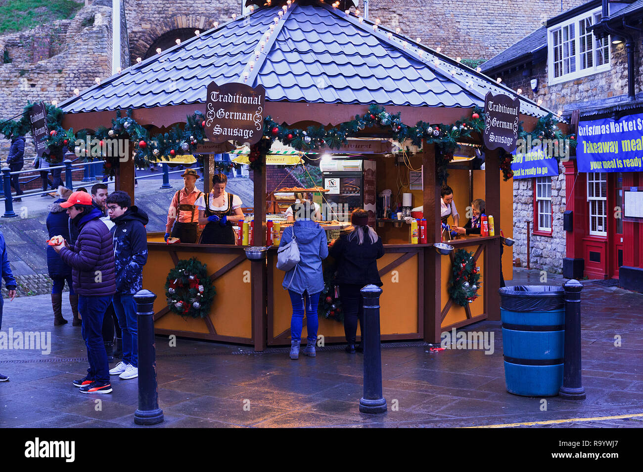 German food stalls hi-res stock photography and images - Alamy