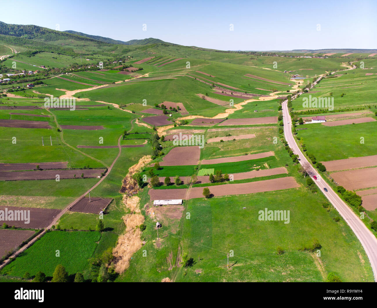 Cultivated lands hi-res stock photography and images - Alamy
