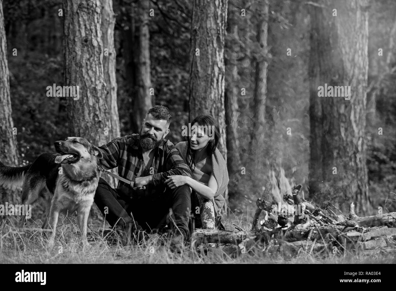 Active happy tourist woman in Black and White Stock Photos & Images - Alamy
