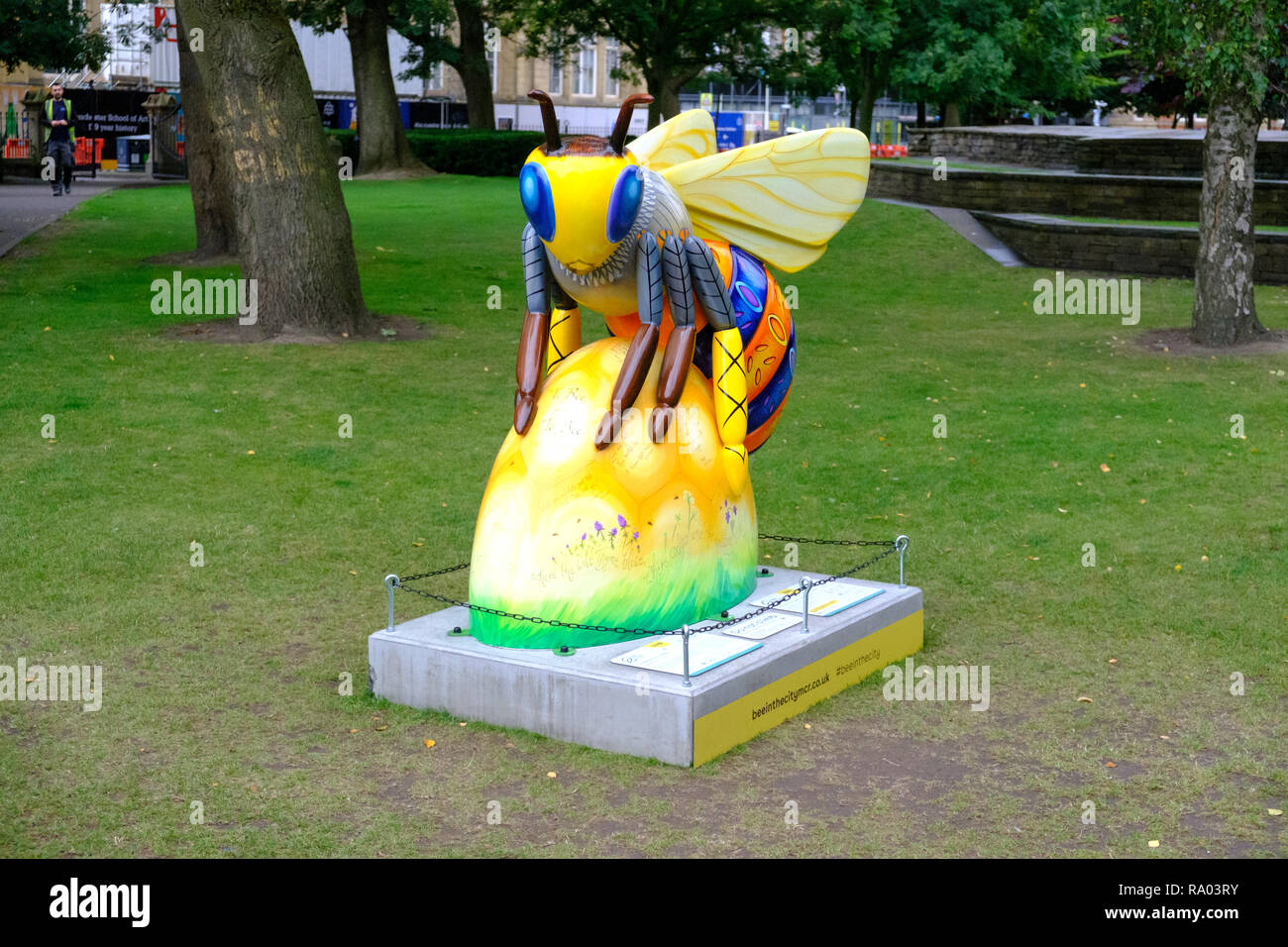 A Bee in the City sculpture, part of the summer 2018 public art event ...