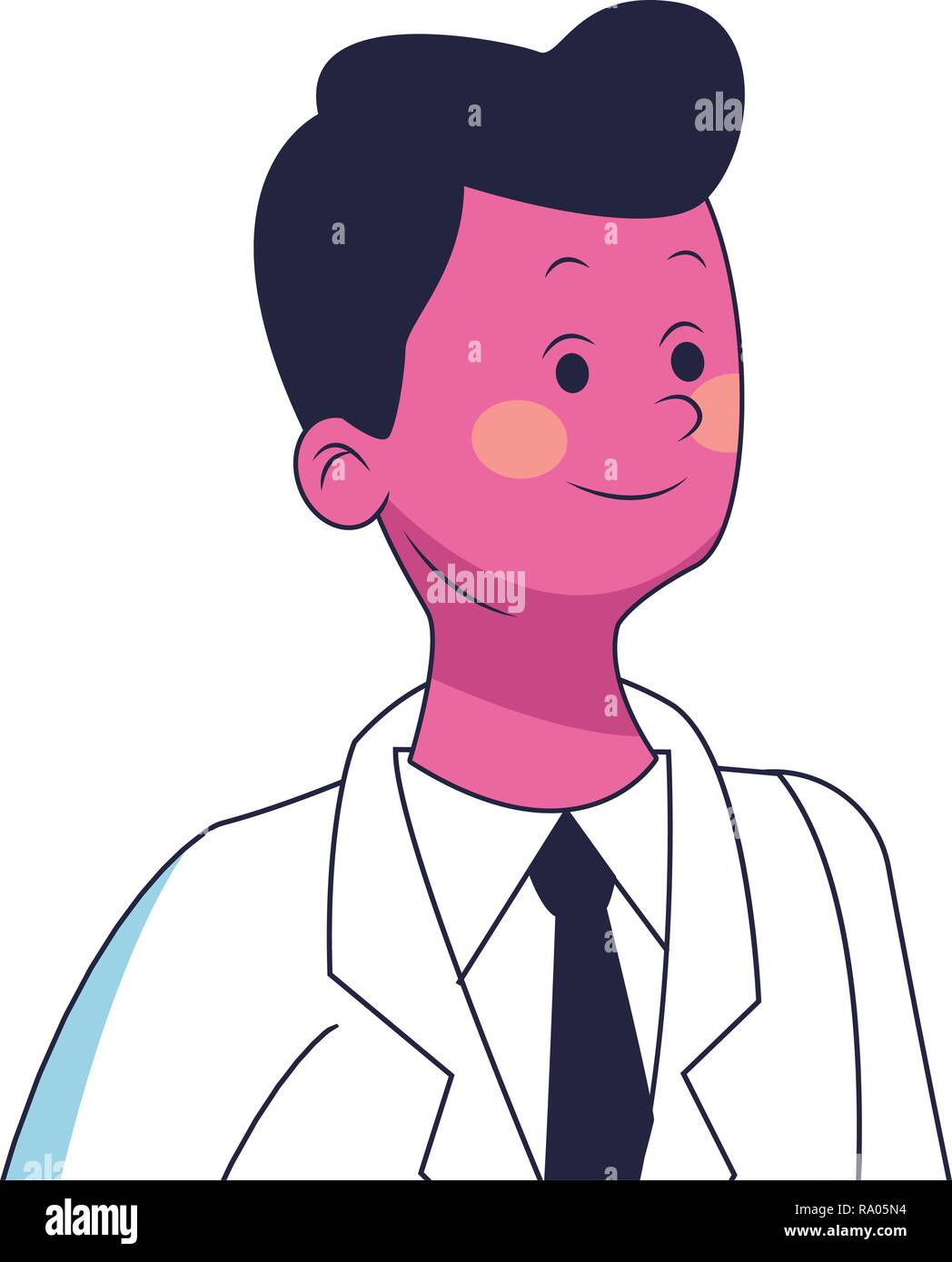 young man cartoon vector illustration graphic design Stock Vector Image ...