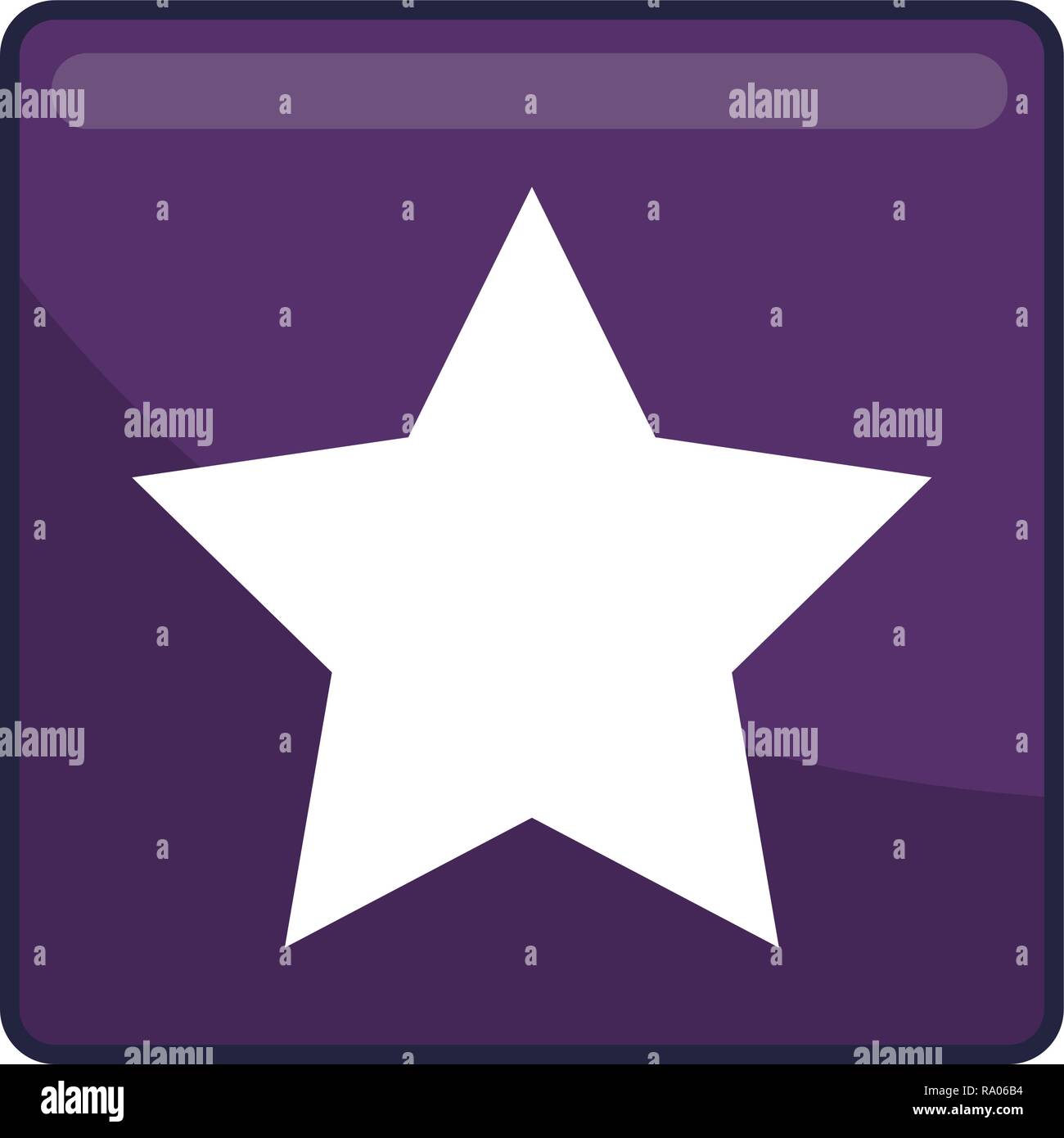star square cartoon vector illustration graphic design Stock Vector ...