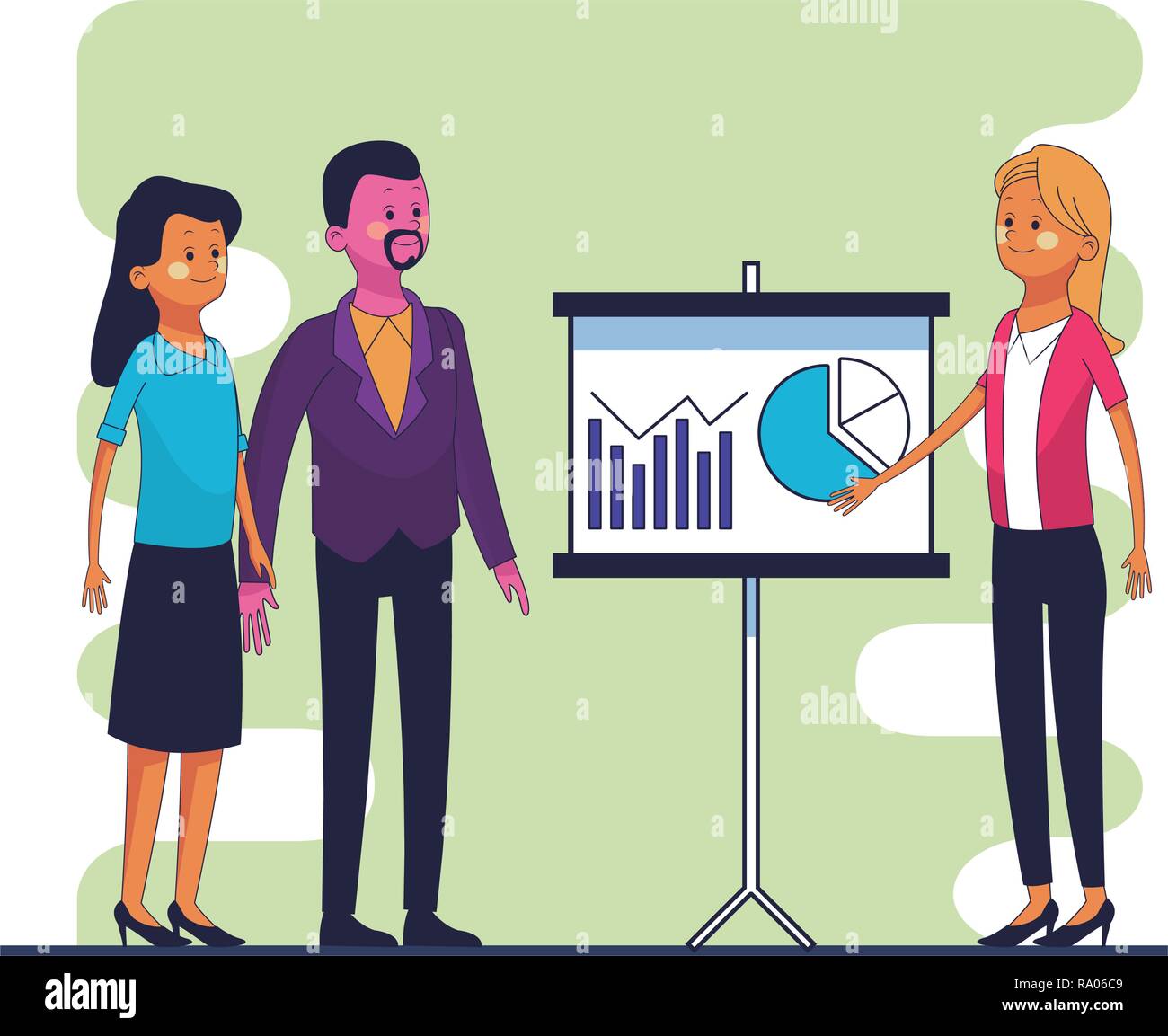 group of friends cartoon vector illustration graphic design Stock ...