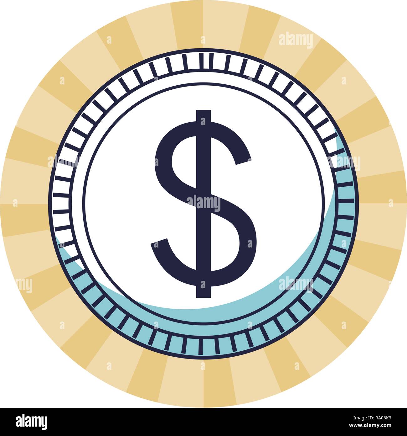 saving money coin cartoon vector illustration graphic design Stock ...