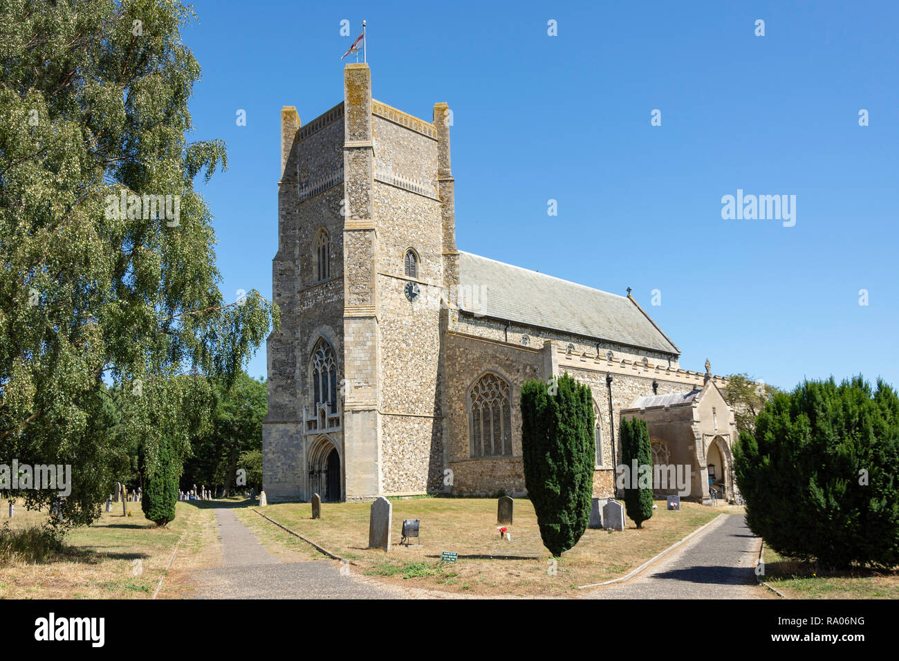 Tower churchyard local parish churches st saint bartholomews ch hi-res ...