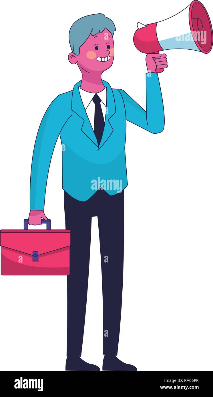 executive businessman cartoon vector illustration graphic design Stock ...