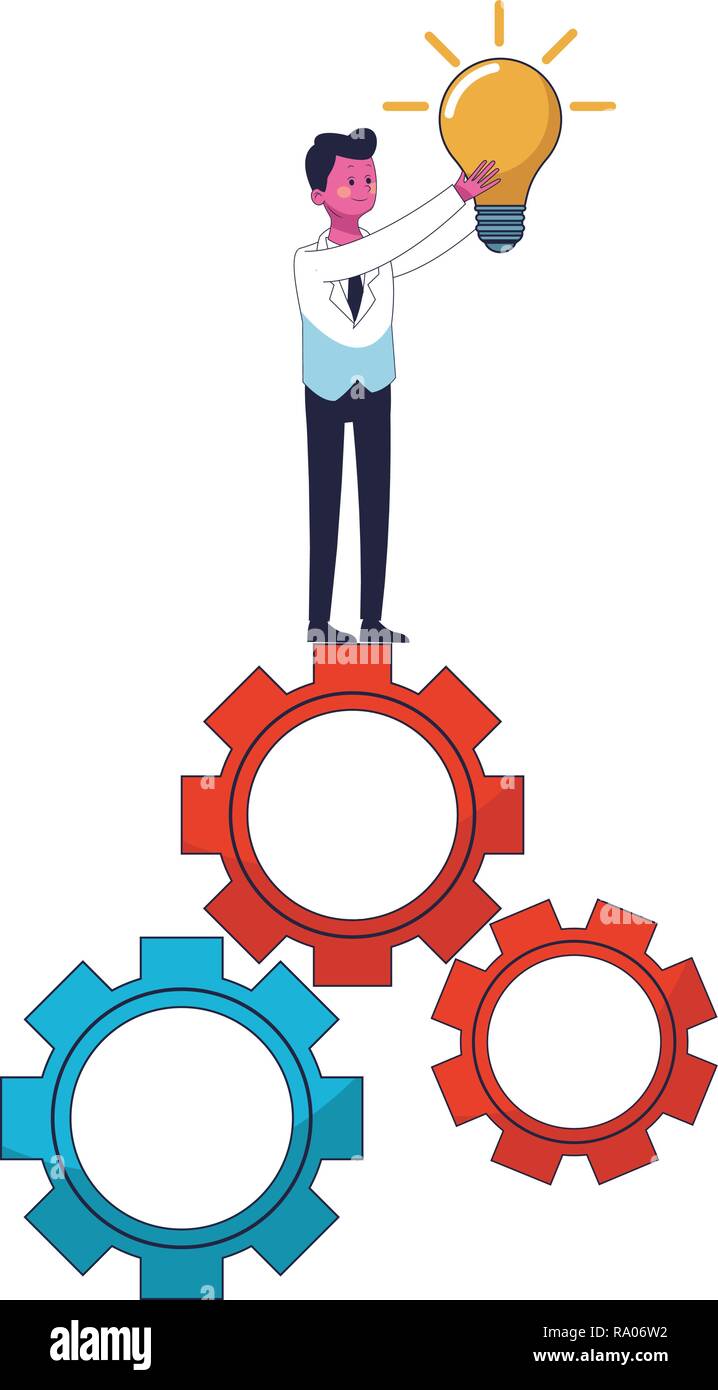 executive businessman cartoon vector illustration graphic design Stock ...