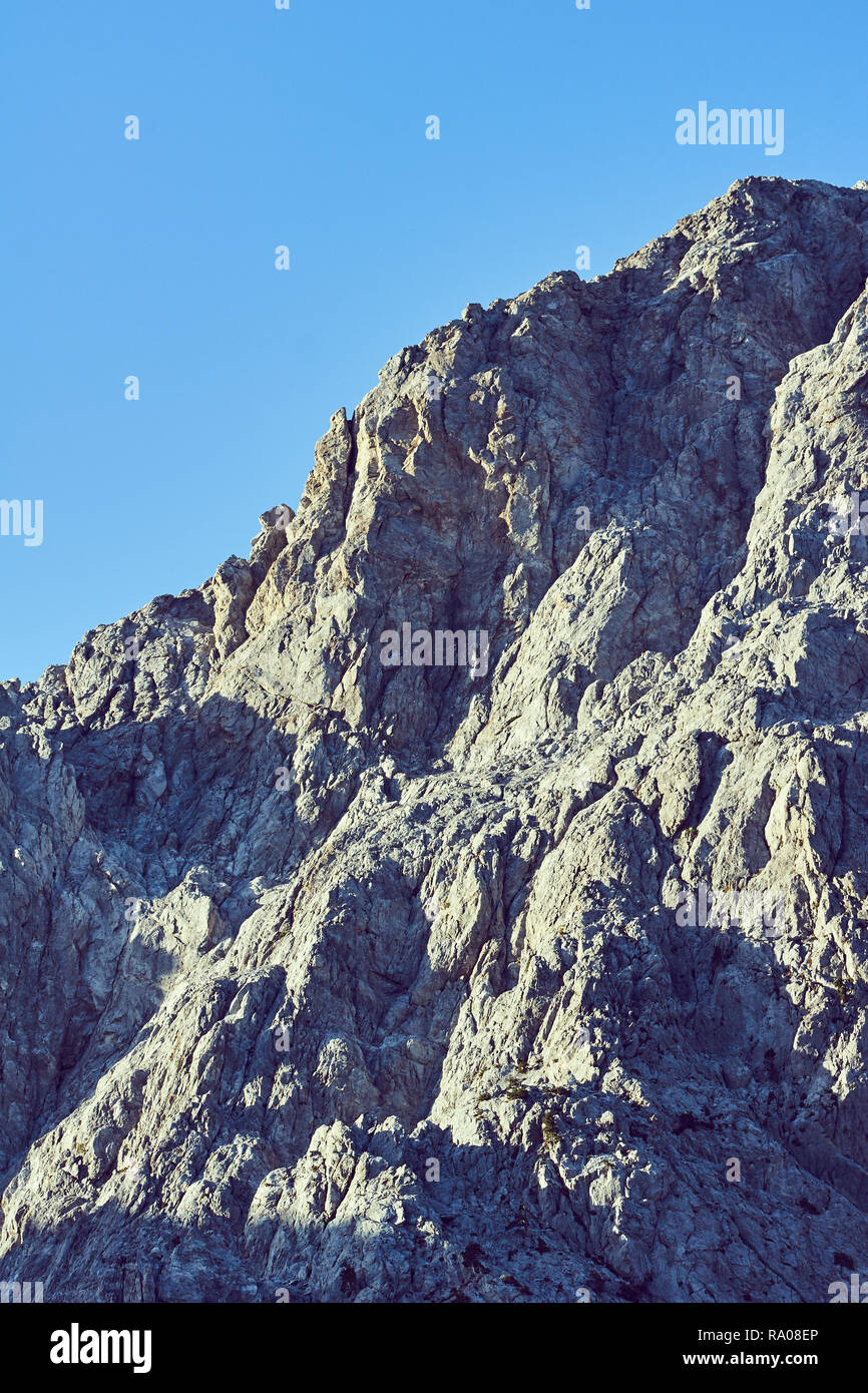Lefka Ori - Rocks in the White Mountains on the island of Crete Stock ...