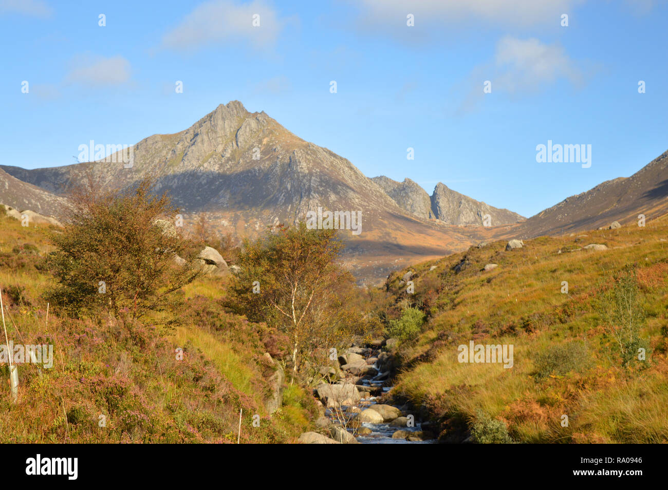 Views from walk in Glen Rosa on the Isle of Arran Stock Photo - Alamy