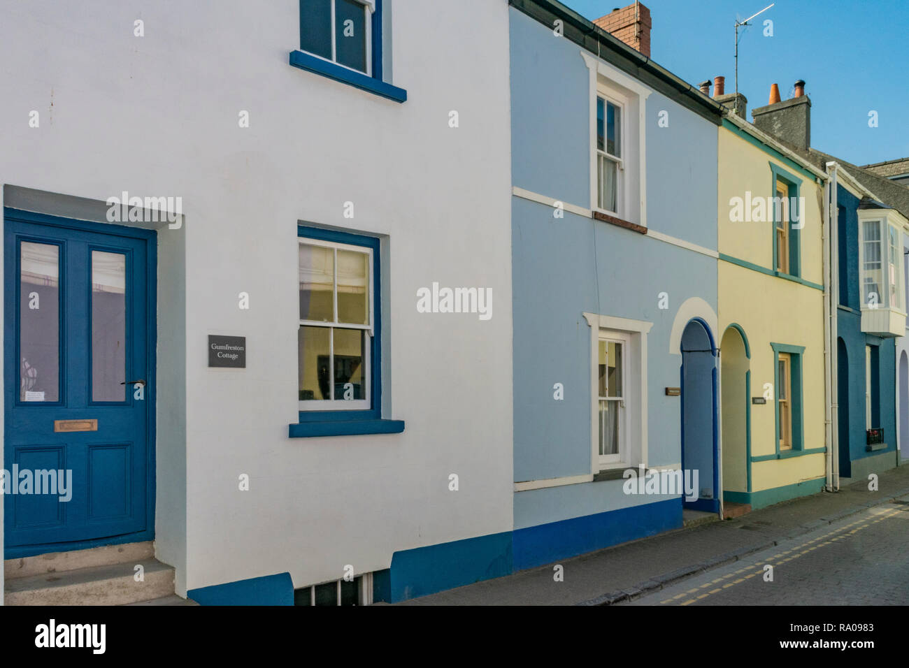 Street views of Tenby Town. Please credit: Phillip Roberts Stock Photo ...