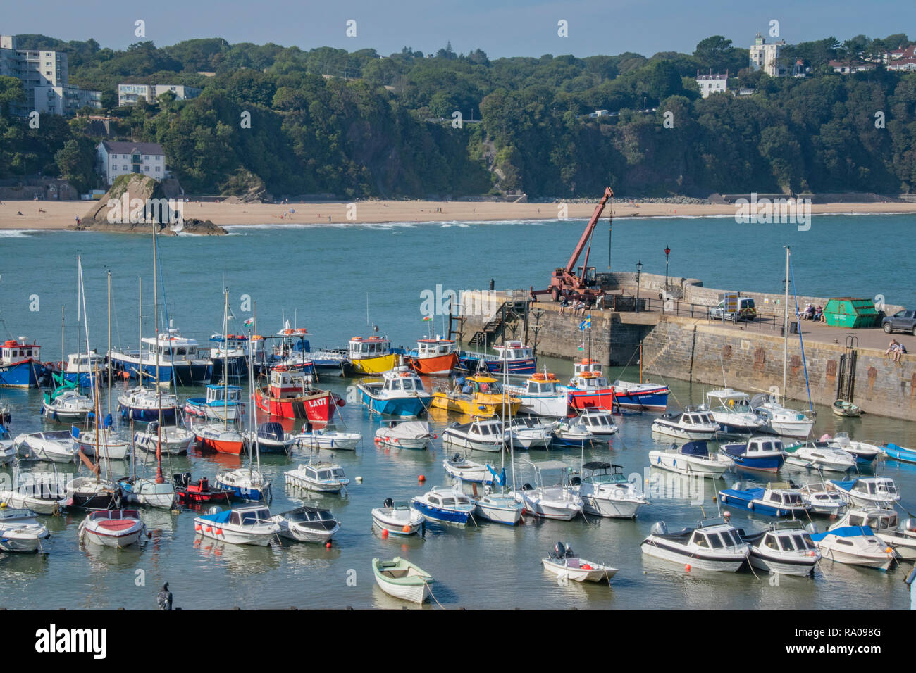 Street views of Tenby Town. Please credit: Phillip Roberts Stock Photo ...