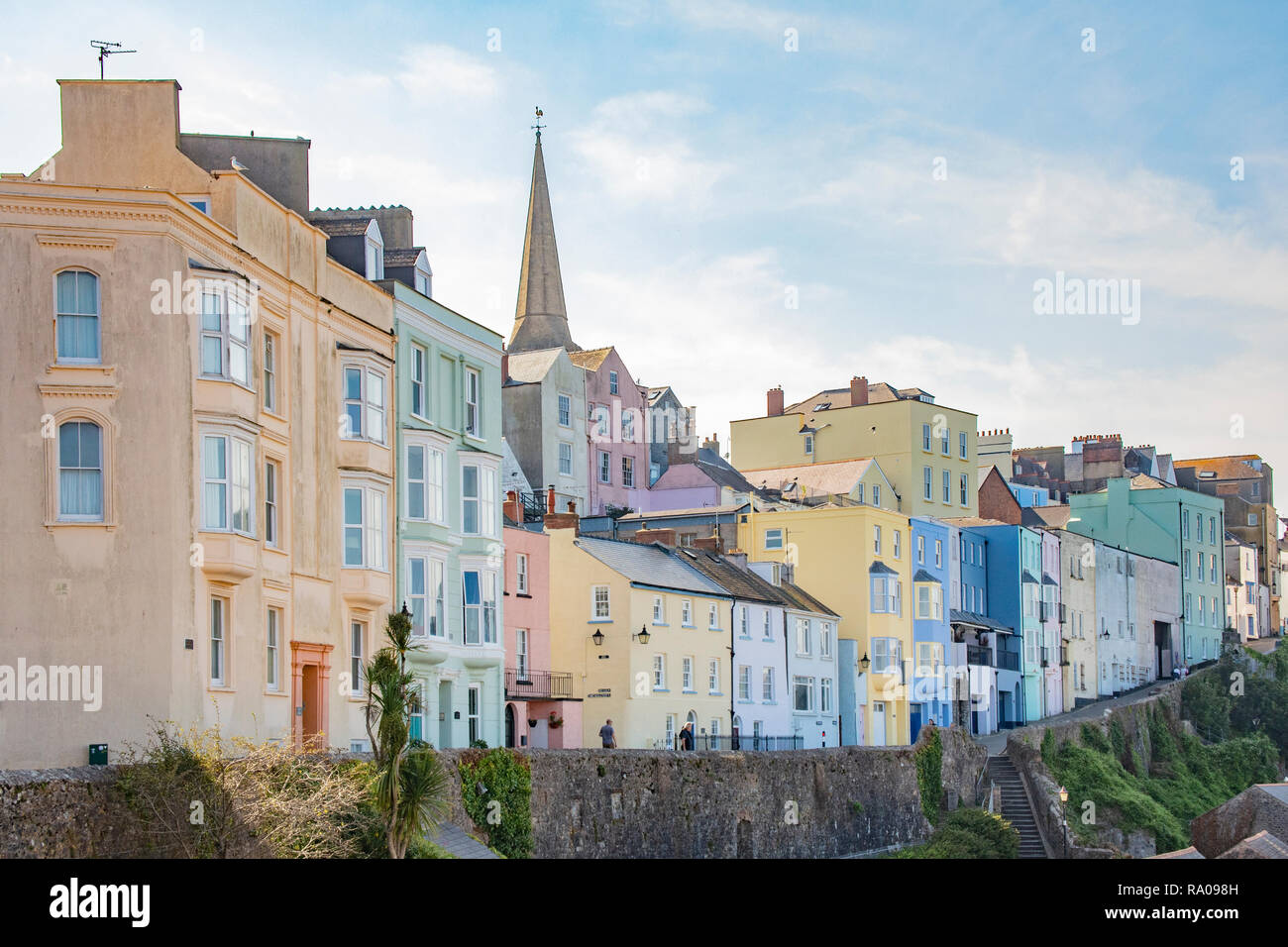 Street views of Tenby Town. Please credit: Phillip Roberts Stock Photo ...