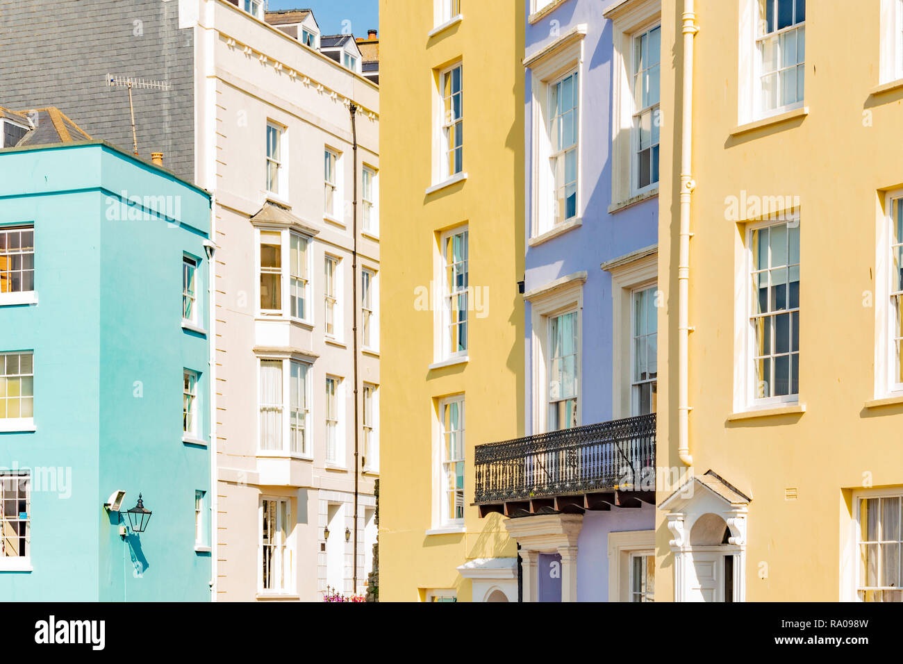 Tenby town streets hi-res stock photography and images - Alamy