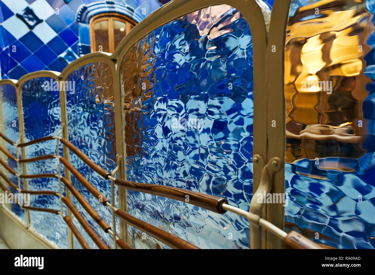 Mosaic work antoni gaudi on hi-res stock photography and images - Alamy