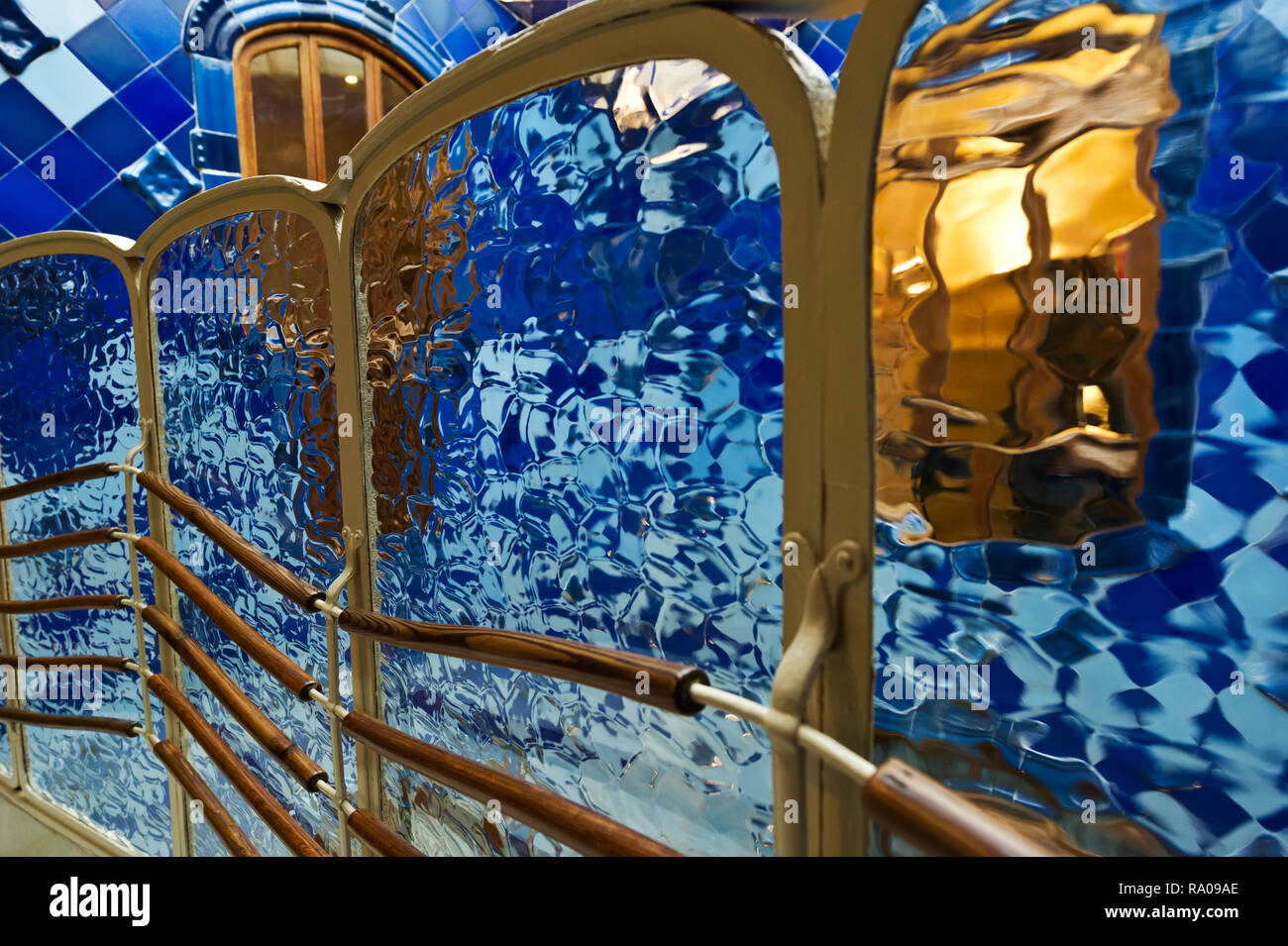 Mosaic work antoni gaudi on hi-res stock photography and images - Alamy