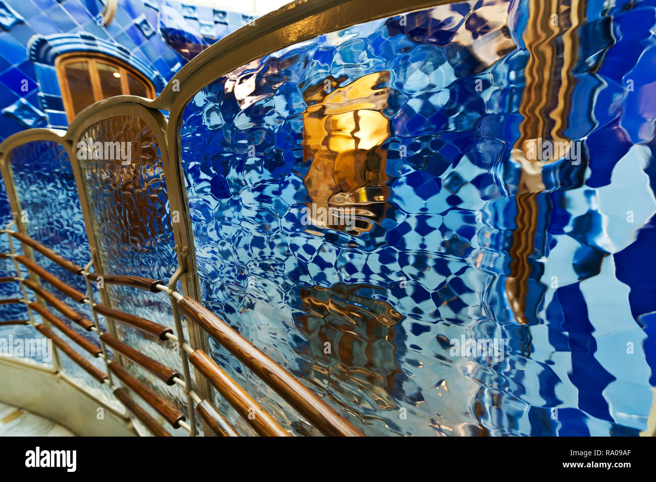 Mosaic work antoni gaudi on hi-res stock photography and images - Alamy