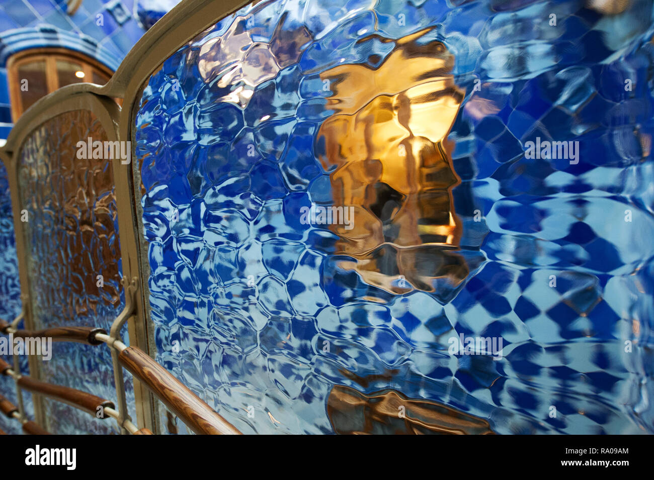 Mosaic work antoni gaudi on hi-res stock photography and images - Alamy