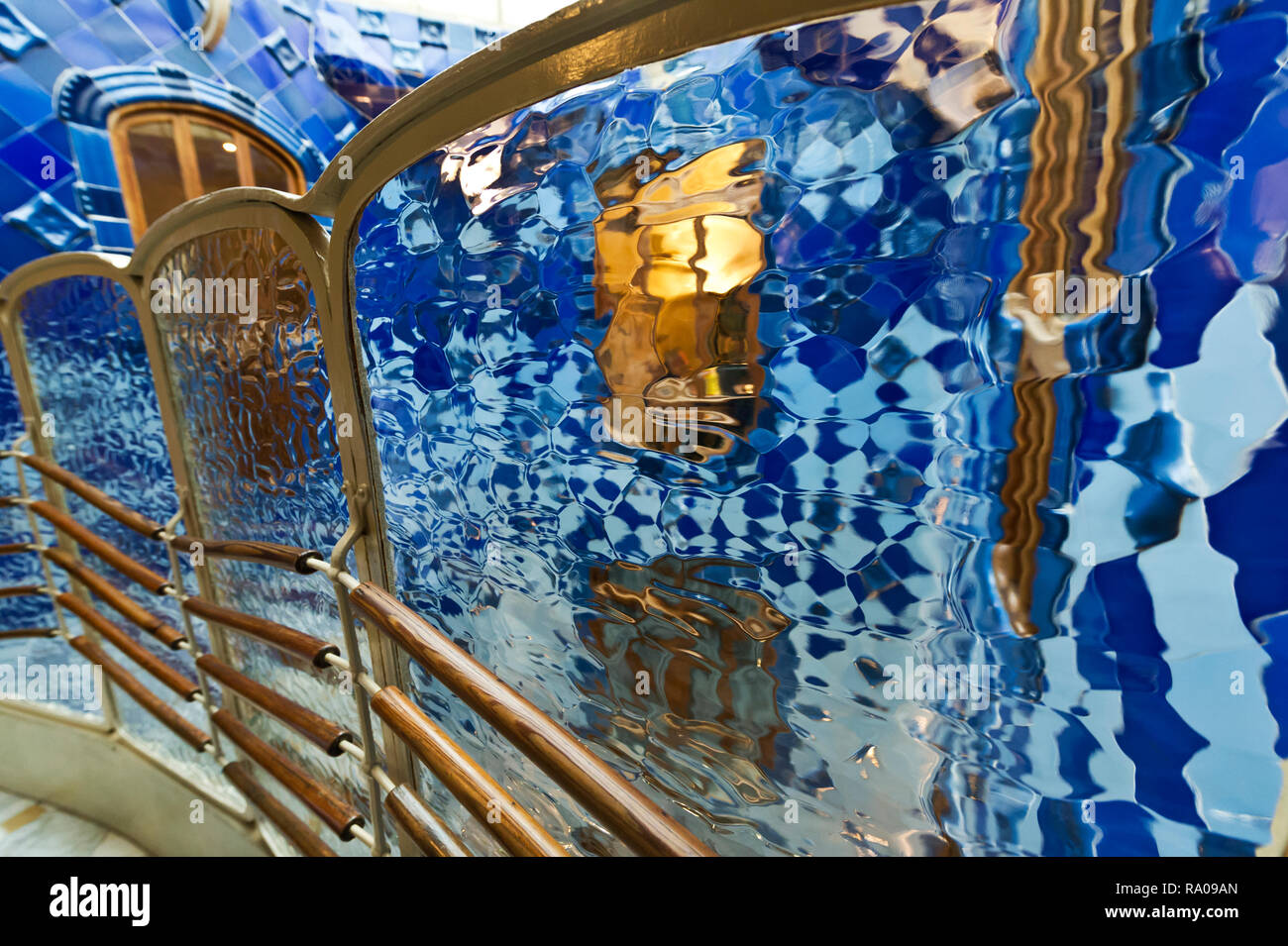 Mosaic work antoni gaudi on hi-res stock photography and images - Alamy