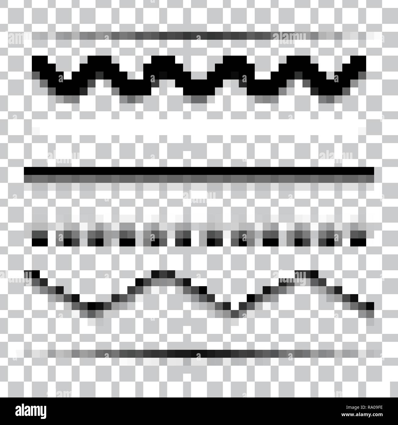 Set Of Dividers Set Isolated on Transparent Background, Vector ...